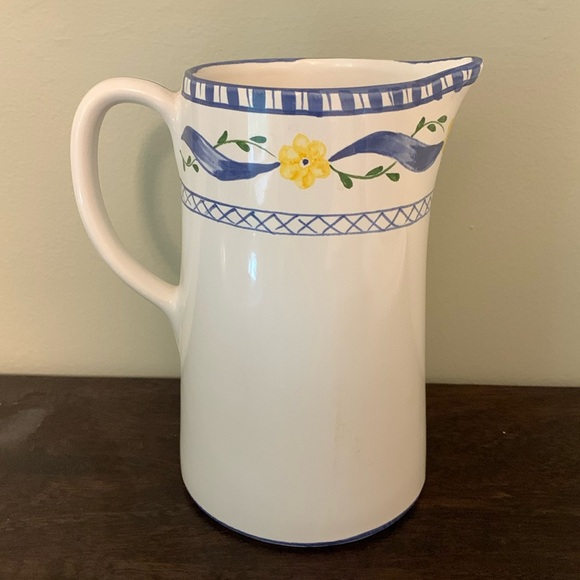 Tiffany & Co. | Dining | Tiffany Co Trellis Ceramic Water Pitcher ...